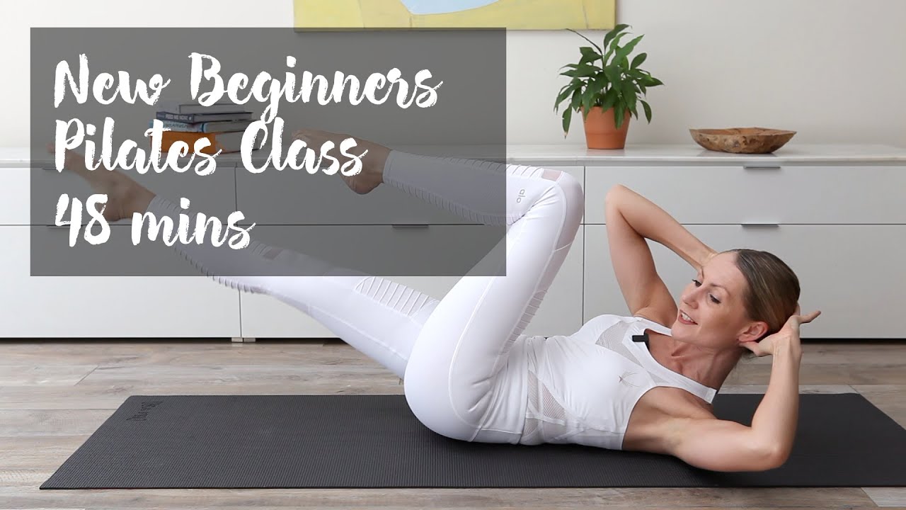 New Beginners Pilates Class - Step by step class of fundamentals for ...