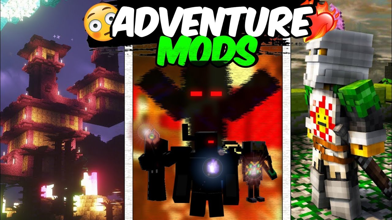 Top Mods/addons 😳 To Make THE MOST ADVENTURE Minecraft PE!! ( DON'T ...