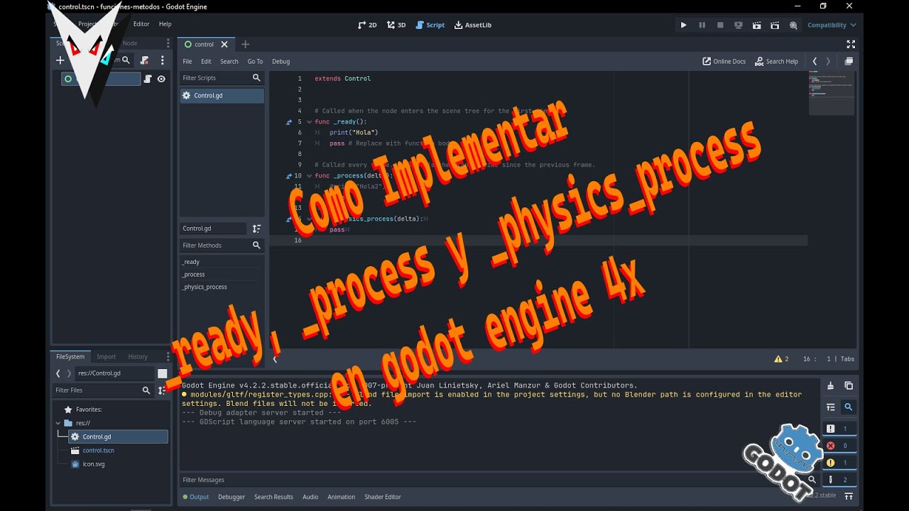 Como Usar process physics process Y ready En Godot Engine 4 YouTube como-usar-process-physics-process-y-ready-en-godot-engine-4-youtube