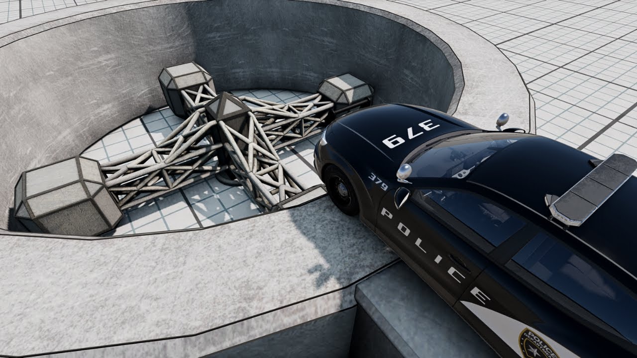 Cars VS Large Spinner - BeamNG Drive | Next Generation Beam - YouTube