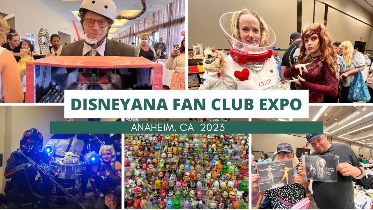 Disneyana Fan Club (DFC) Expo 2023: Cosplay Collectibles & More - YouTube