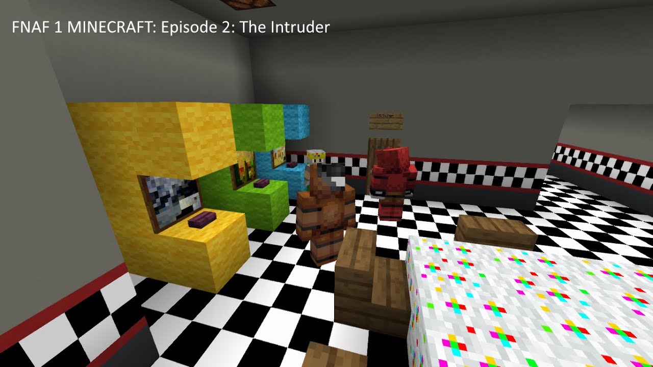 FNAF 1 MINECRAFT | Episode 2 | The Intruder - YouTube