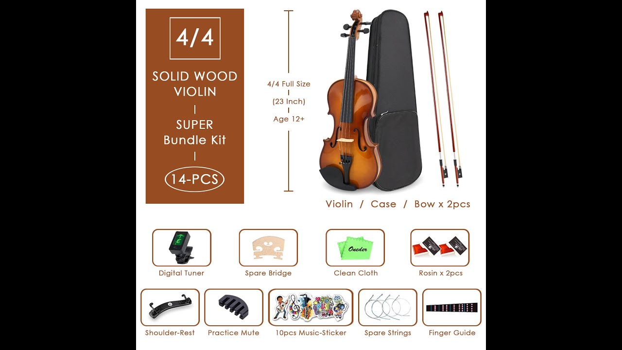 Oneder Rainbow Violin Showcase - YouTube