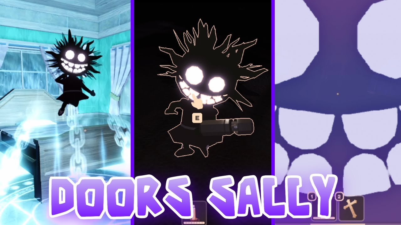 Roblox Doors: Sally (Window) - Encounter + Crucifix + Jumpscare - YouTube