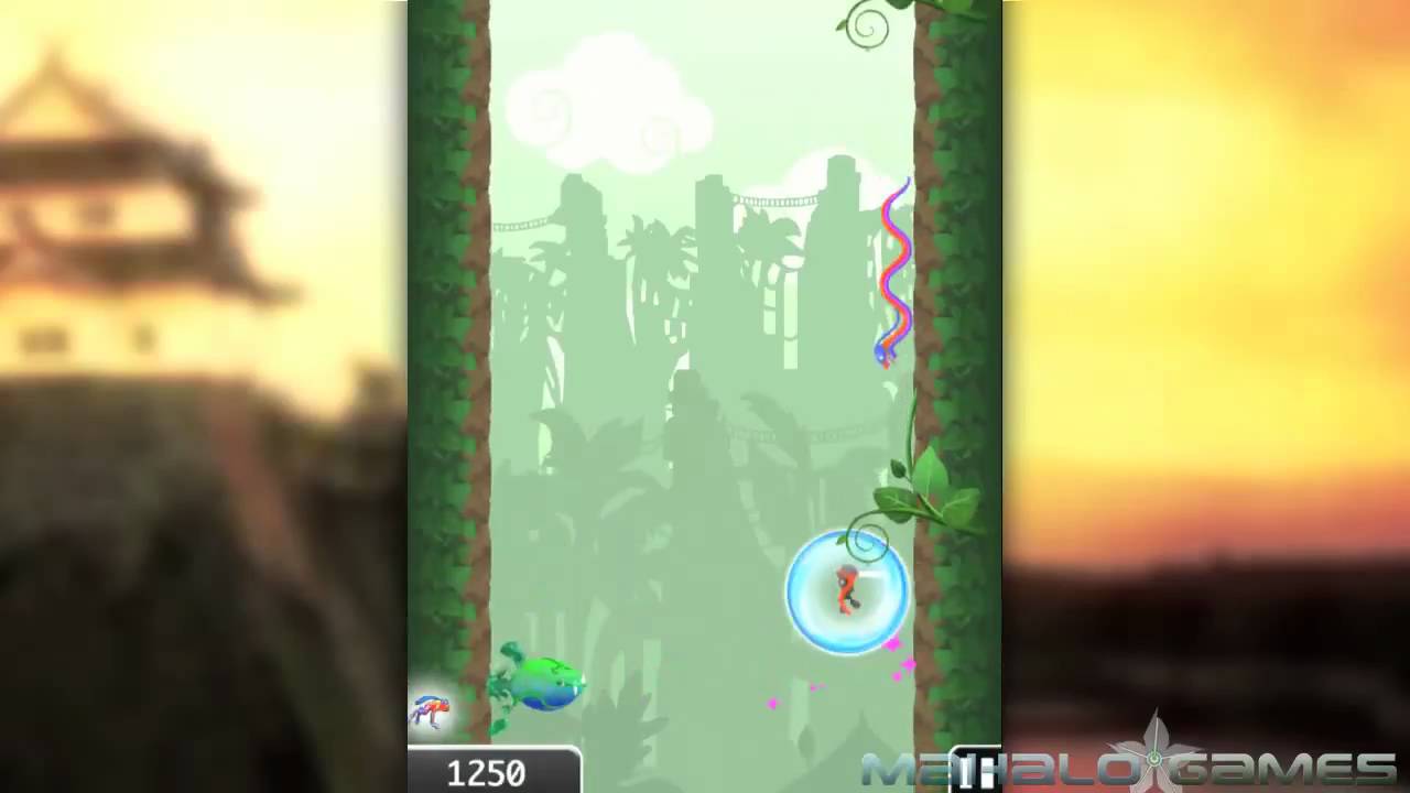NinJump for iPhone/iPad- Jungle Level - YouTube