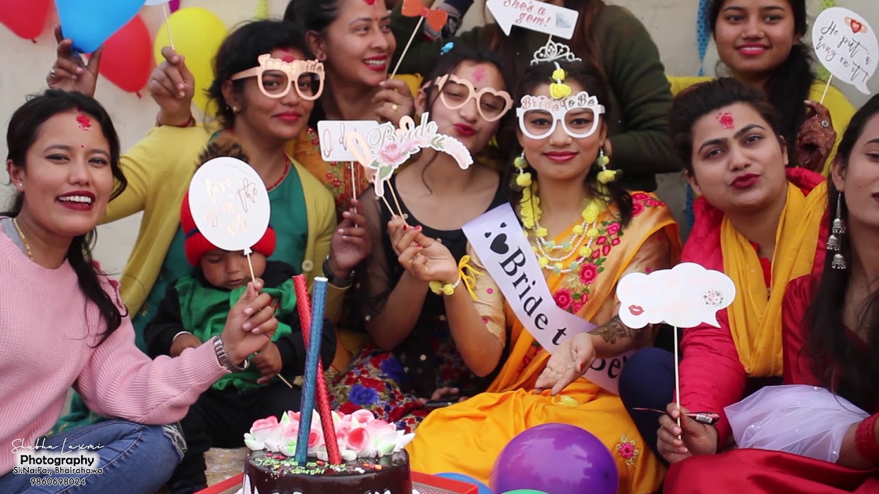 Shristi Mehandi Ceremony / Nepali Mehandi Highlight (2076-11-04) - YouTube