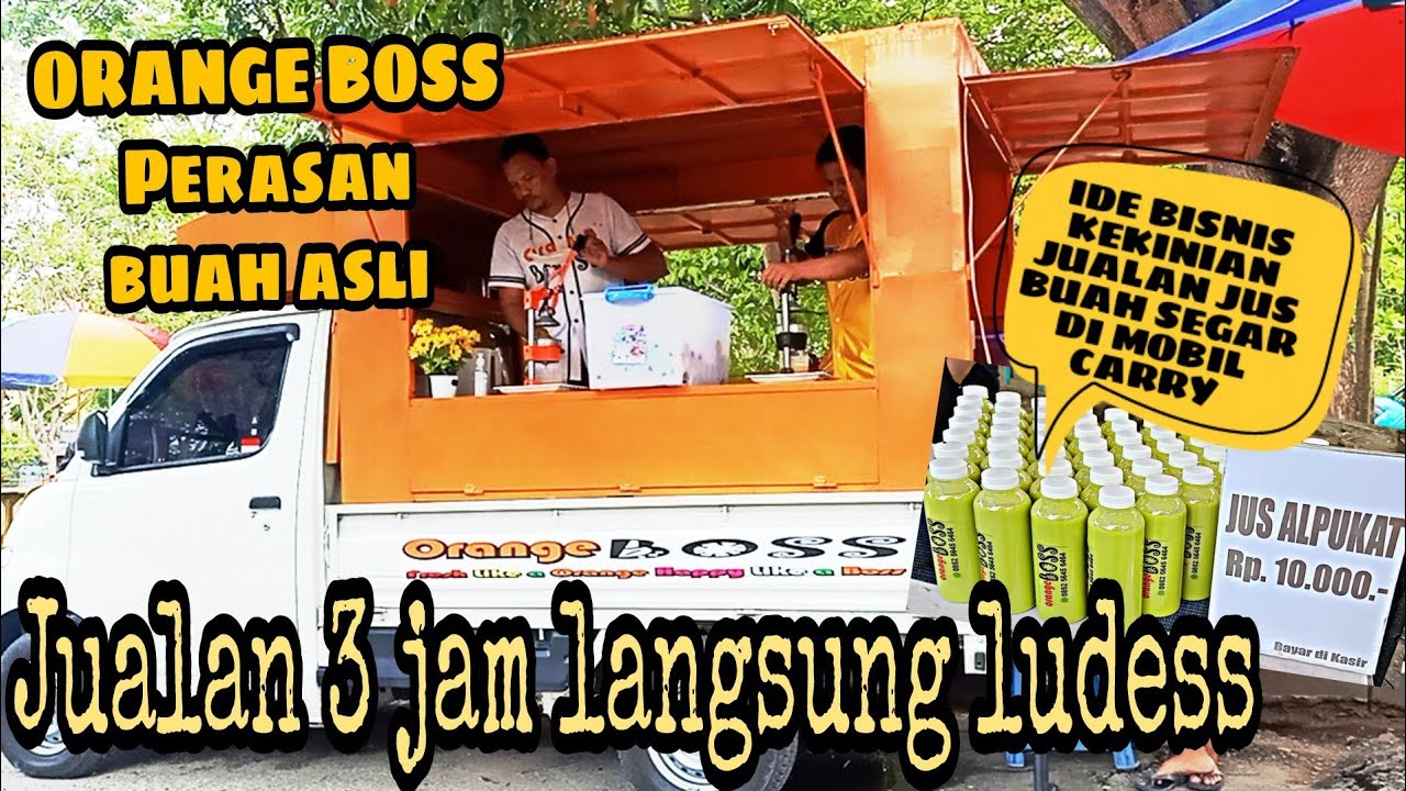 MOBIL CARRY PICKUP JADI FOODTRUCK - JUAL MINUMAN DI MOBIL (FOOD SELLING ...
