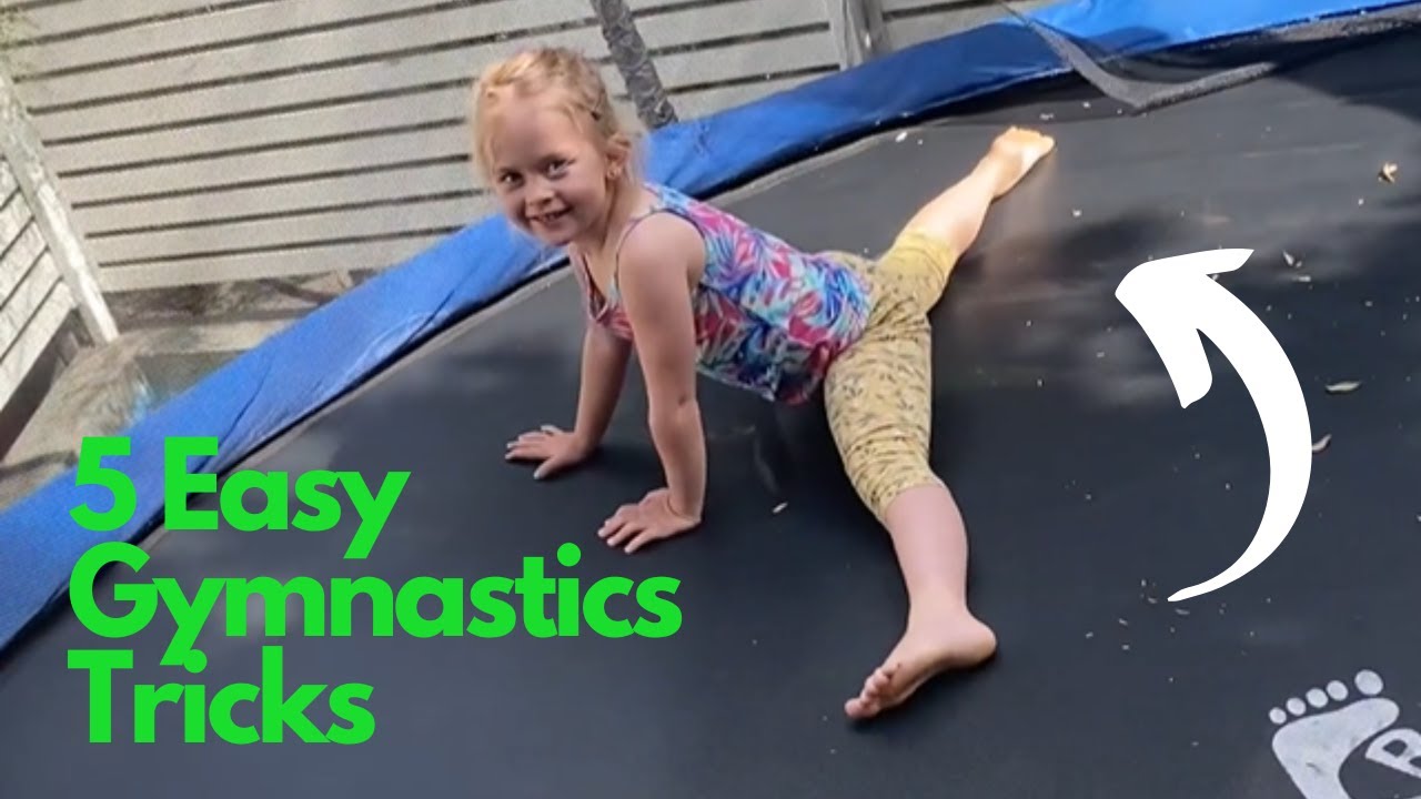 5 Easy Gymnastics Tricks For Kids | By a 4 Yr Old - YouTube
