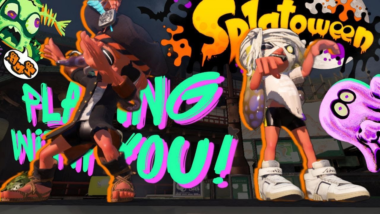 You can JOIN NOW! - SPLATOWEEN with viewers! ( TEAM GHOST! ) - YouTube