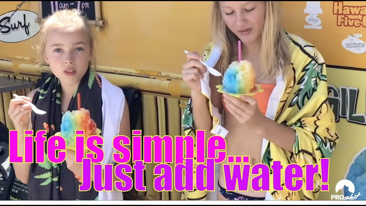 Life is simple... Just add water! - YouTube