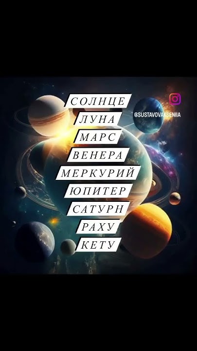 Планеты в ведической астрологии Youtube
