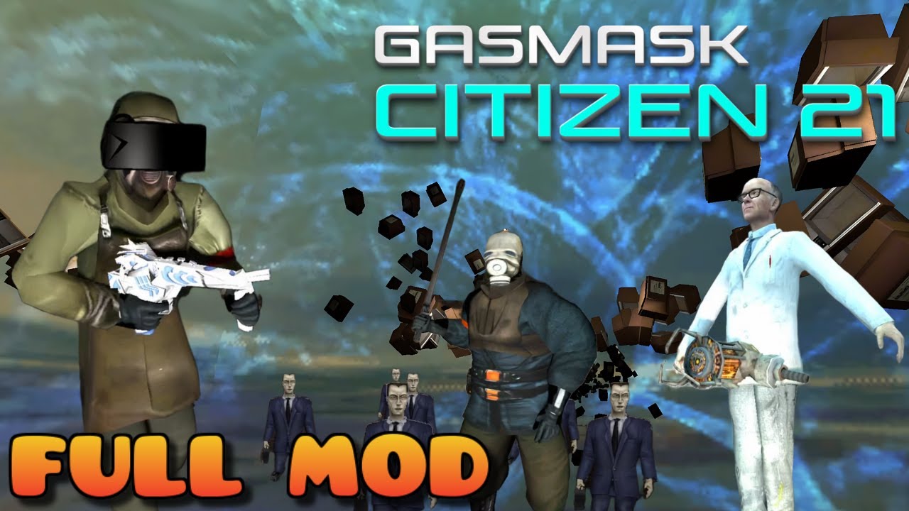 HALF LIFE 2 GASMASK CITIZEN 21 | Full Mod Walkthrough | No Commentary ...