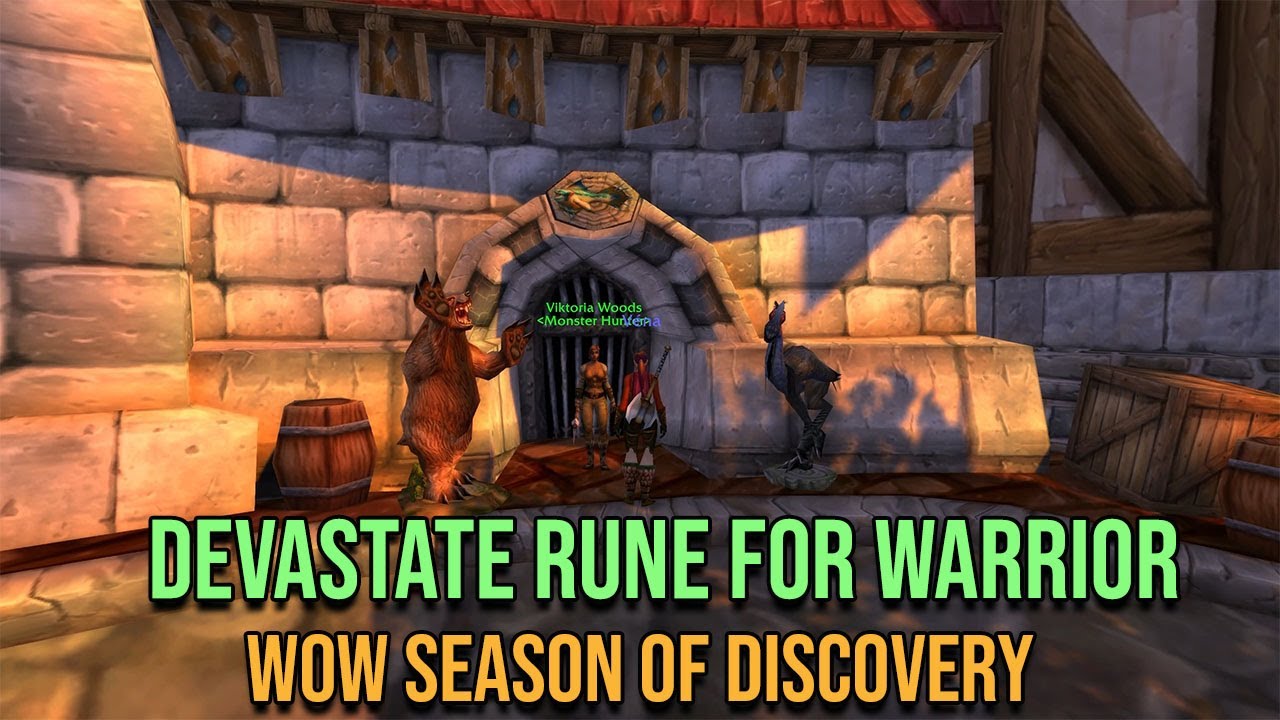 How to Get Devastate Rune For Warrior - WoW SoD - YouTube