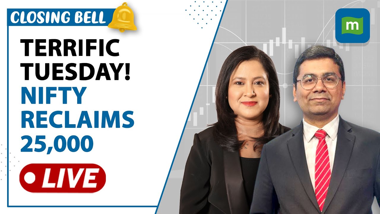 Live: Nifty Clocks Triple-Digit Gains To Reclaim 25,000| Suzlon, IT In ...