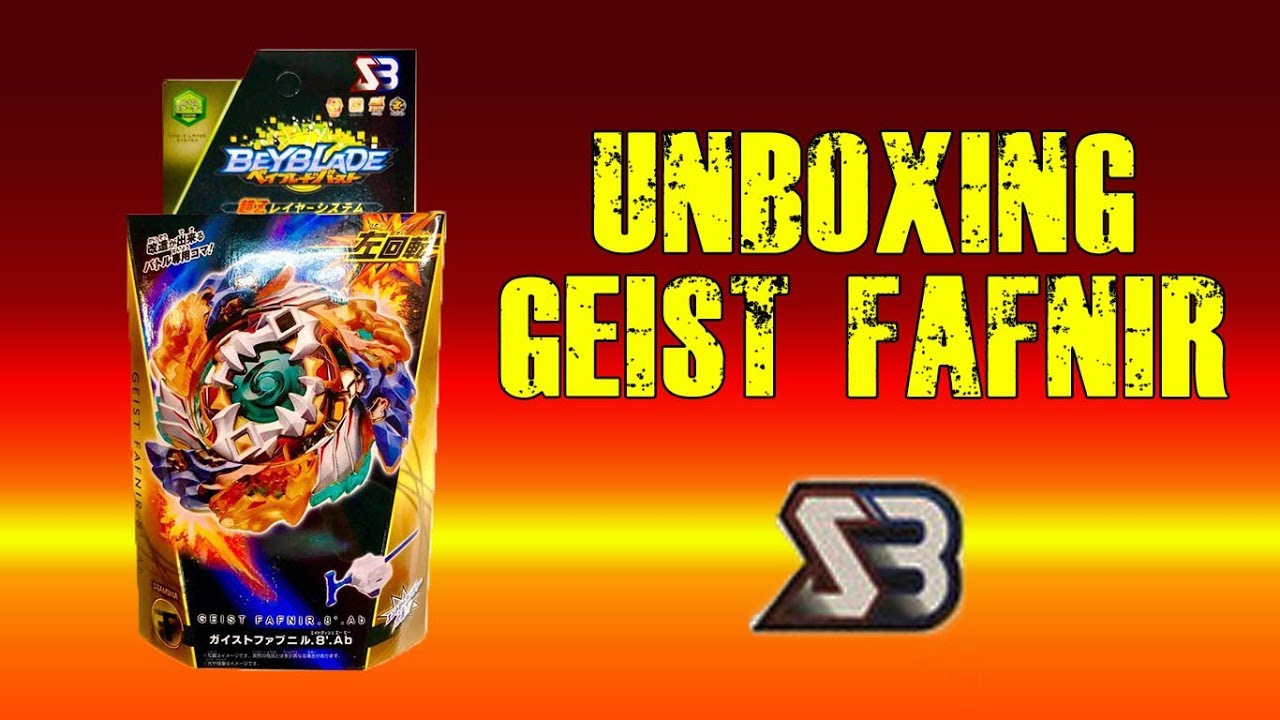 Unboxing Beyblade Burst Turbo Fake Jenama SB/S3 GEIST FAFNIR | BEYBLADE ...