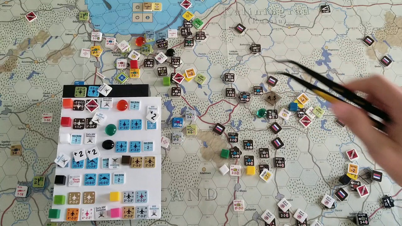 Next war: Poland- turn 10 through strike phase - YouTube
