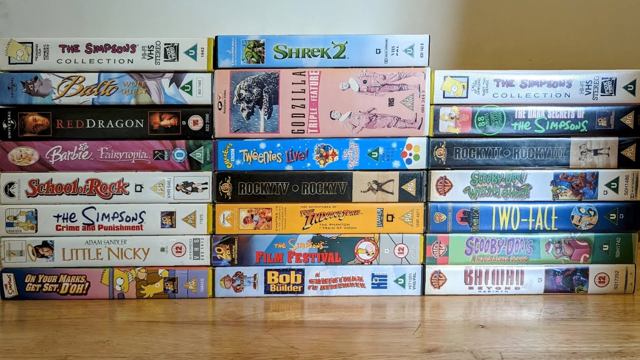 VHS Tape Delivery Kids and Animated TV Shows 🎞️📼📺🎥 - YouTube