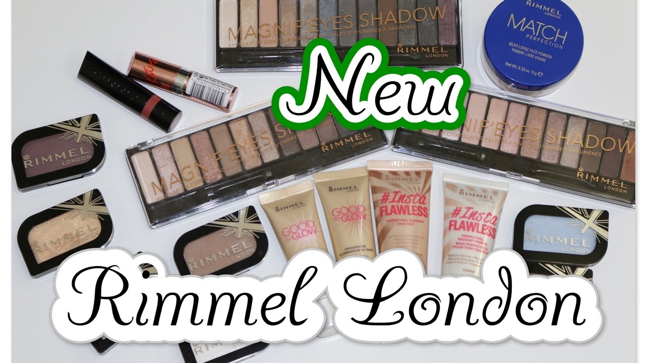 NEW Rimmel London Makeup | Reviews - YouTube