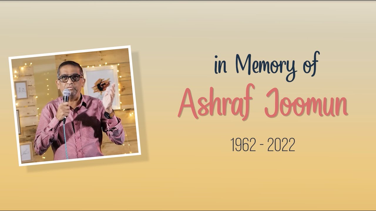 Hommage à Ashraf Joomun, un homme qui a marqué l'histoire de la MCCI ...