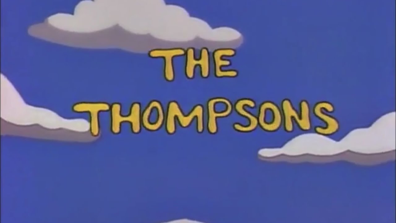 La Famiglia Thompson - I Simpson 5x2 - YouTube