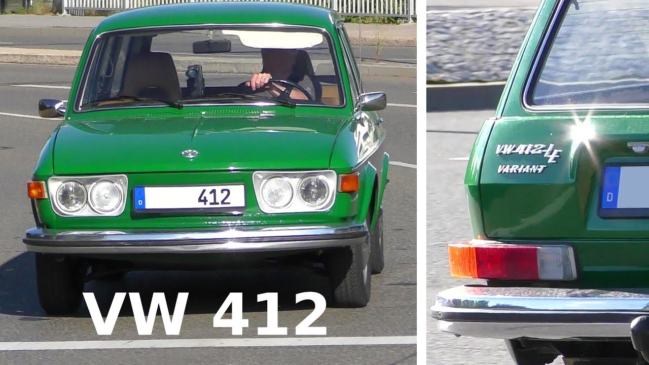 VW Typ 4 - 412 LE Variant 1972 -1973 Oldtimer auf der Straße - classic ...