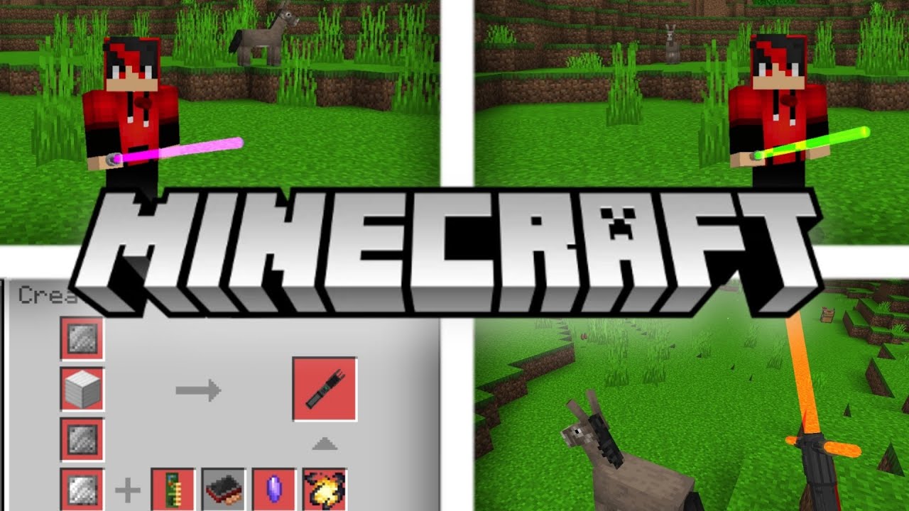 Novo Addon de Sabre de Luz para o Minecraft Bedrock 1.20 - YouTube