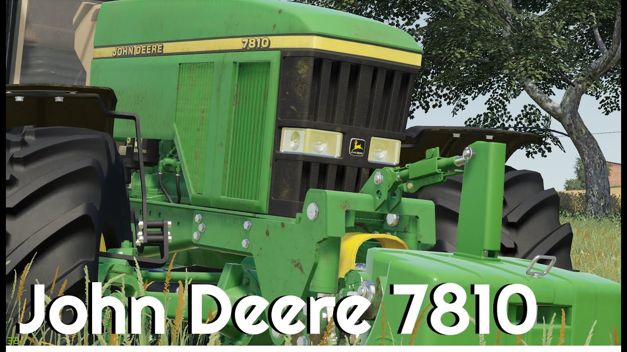 John Deere 7810 PURE SOUND Gameplay - FS19 - YouTube