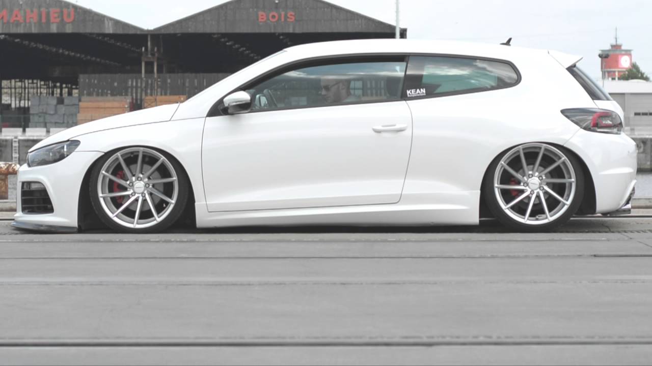 Bagged vw scirocco - YouTube