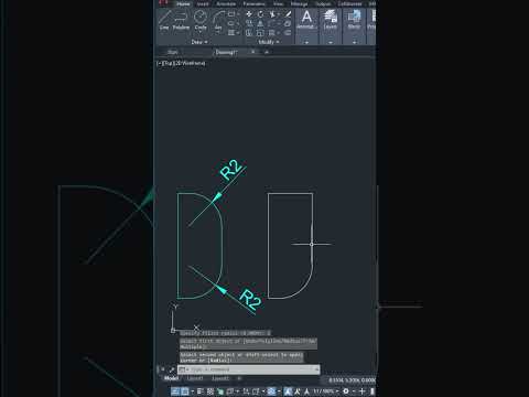 Utilización del comando FILLET AutoCAD - YouTube