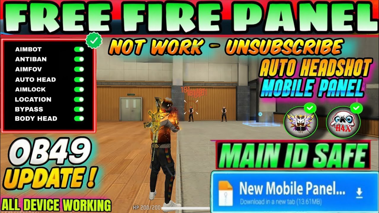 Panel For Mobile FF || Free fire hack New 🔥 FF Panel || free Fire panel ...