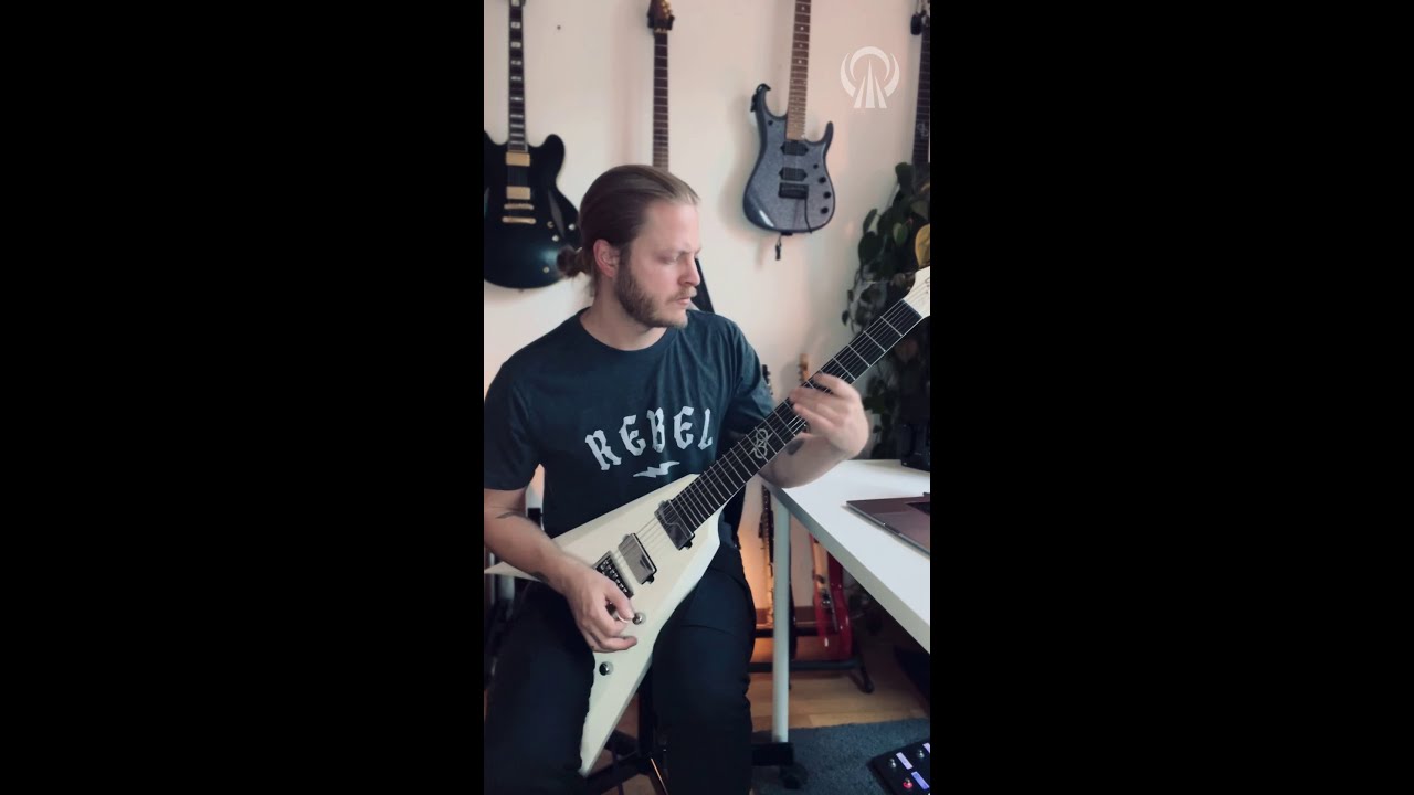 "Exile Of The Gods" Guitar Solo Playthrough by Jonas Wolf - YouTube