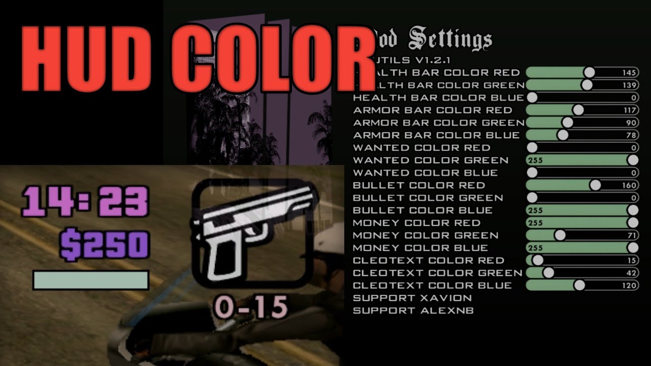 Plugin Hud Color @AlexNB - GTA SA INDONESIA - YouTube