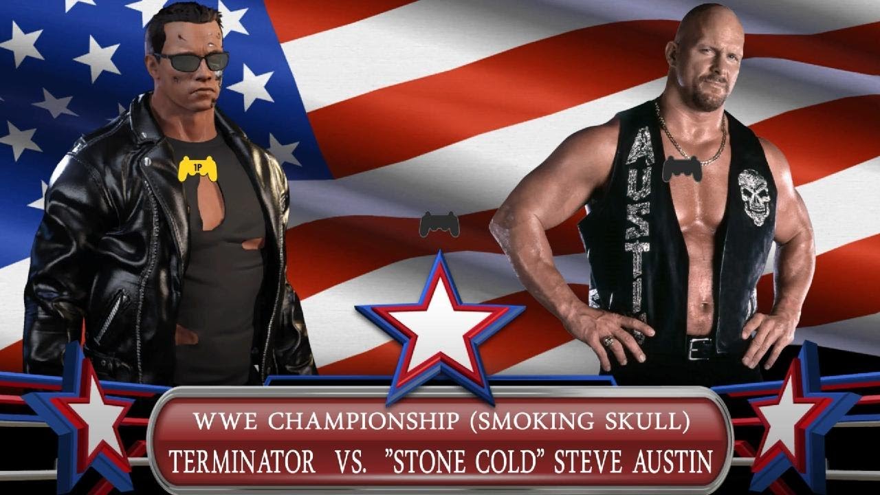 Terminator vs. Stone Cold Steve Austin WWE Championship (4K) - YouTube