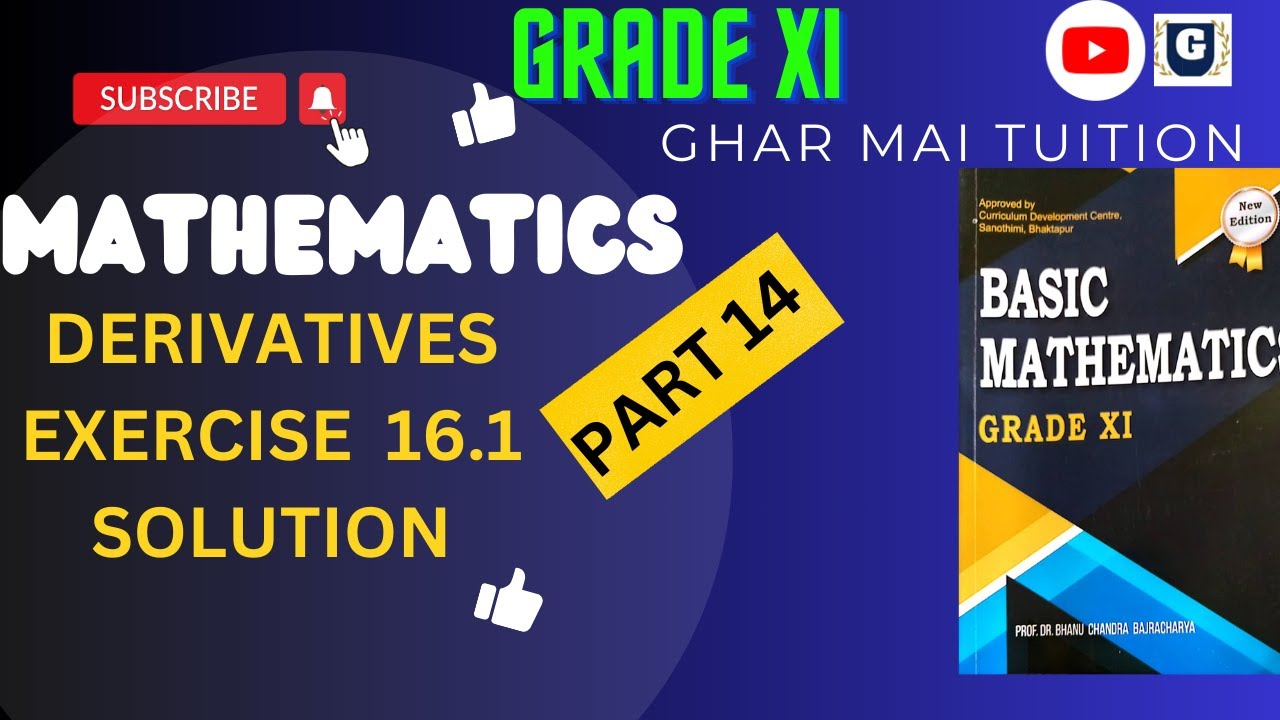 Grade XI Math.. Exercise 16.1 Solution: Part 14 - YouTube