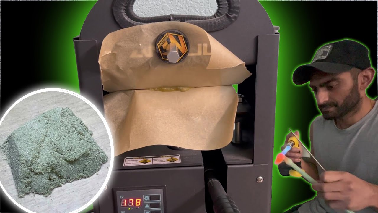 Dry Swifting/Collecting Kief, Pressing Kief and Trying it Out. Used 37 ...