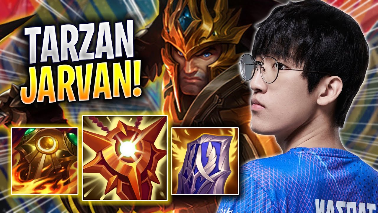 TARZAN TRIES NEW JARVAN BUILD! - LNG Tarzan Plays Jarvan JUNGLE vs ...
