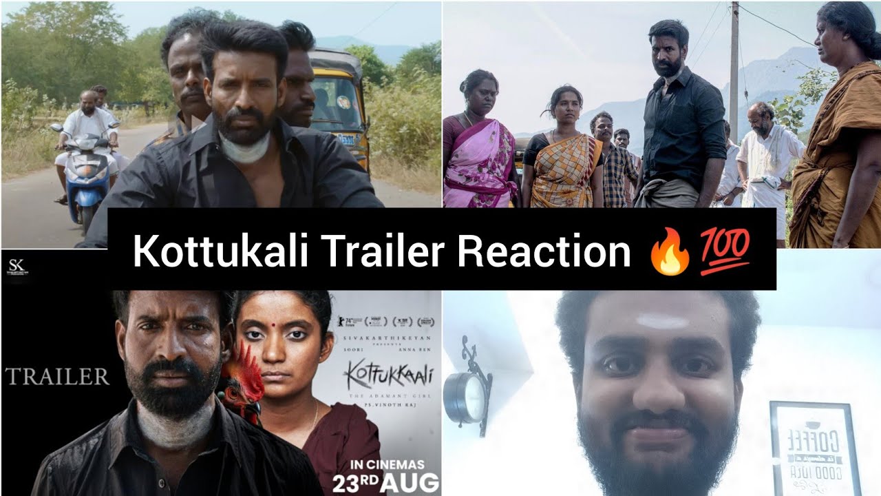 Kottukali Trailer Reaction 🔥💯 Soori anna Next Hero Goosebumps - YouTube