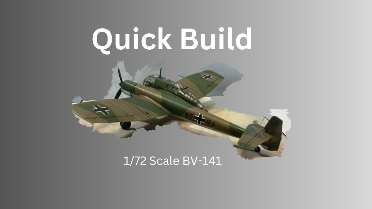 Quick Build: Airfix BV-141B - YouTube