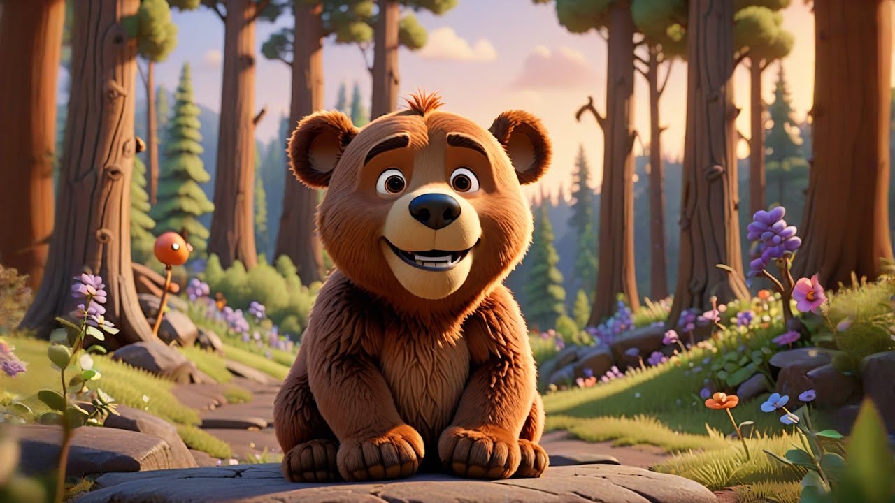 Benny Bear Blows a Kiss | Sweet Nursery Rhyme for Kids | Baby Songs and ...