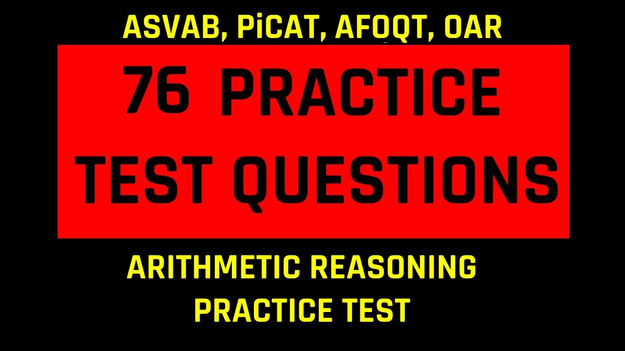 Grammar Hero’s ASVAB, PiCAT, AFOQT, & OAR Arithmetic Reasoning Practice ...