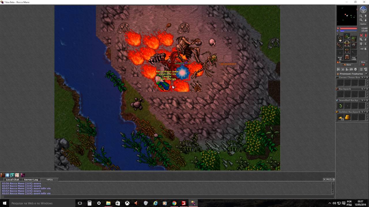 Tibia - Tibia 11 Beta - Hunt Free - YouTube