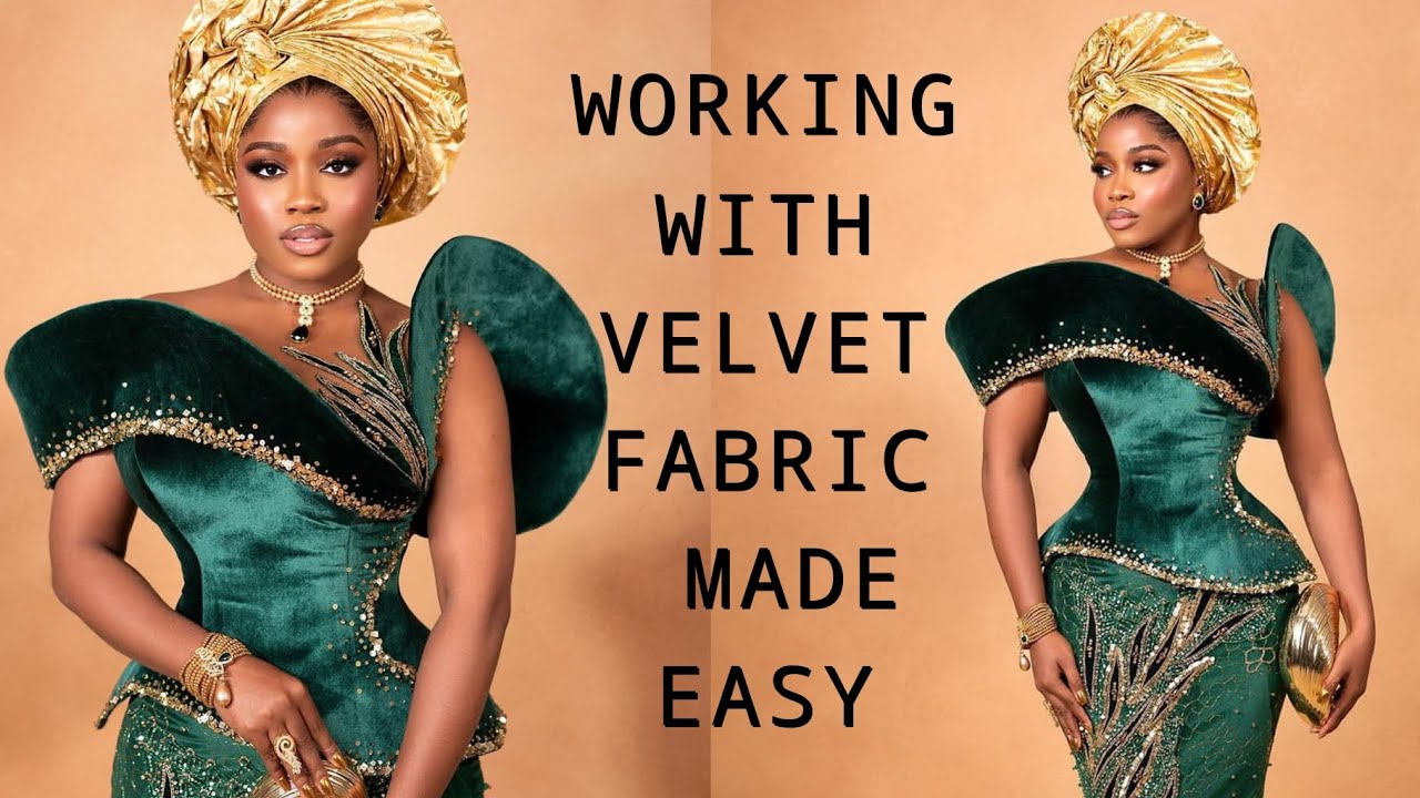 WORKING WITH VELVET FABRIC MADE EASY/ SIMPLE TIPS FOR SEWING WITH ...