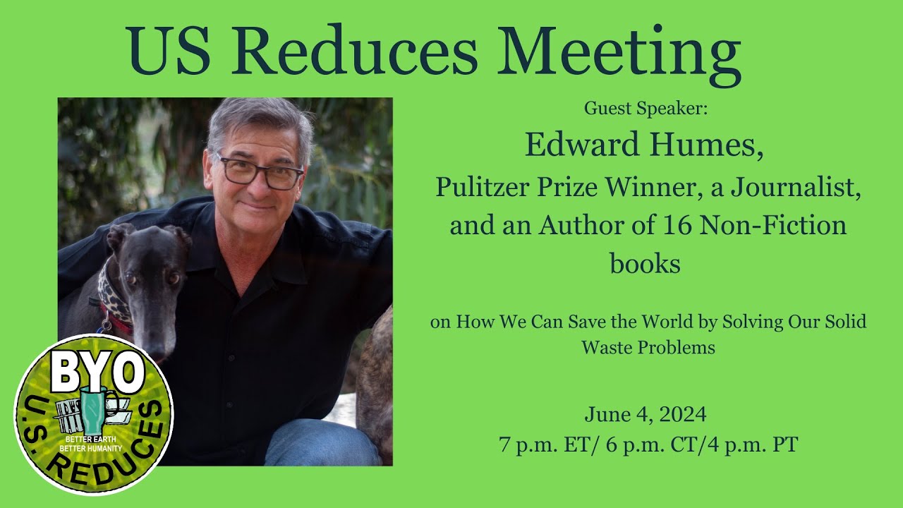 Edward Humes, a Pulitzer Author, Discusses New Book Total Garbage - YouTube