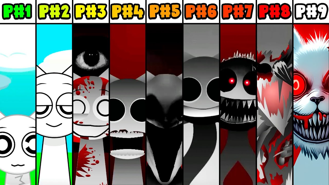 All Phases In Incredibox Sprunki Phase 2 VS Phase 3 VS Phase 4 VS