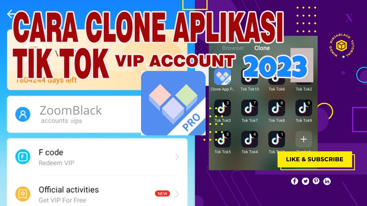 Tutorial Cloning Banyak Aplikasi Tik Tok Dengan Satu Hp - YouTube