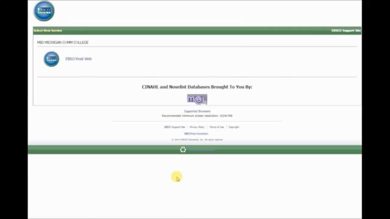 Accessing and Using EBSCO - YouTube