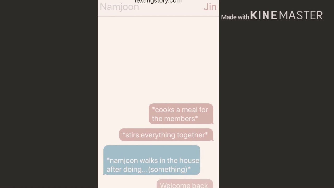 Namjin texting story // 18+ // really epic - YouTube