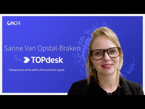 ON24 + TOPdesk - YouTube
