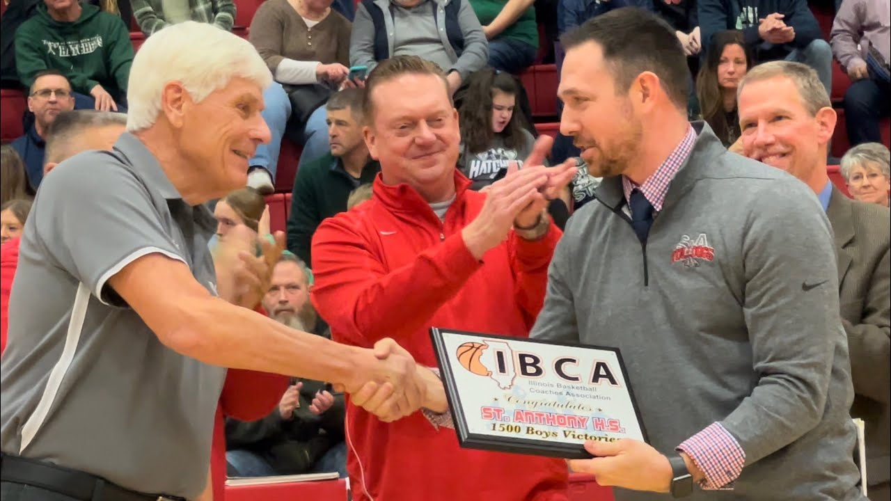 St. Anthony Boys 🏀 Program honored for its recent win #1,500! Featuring ...