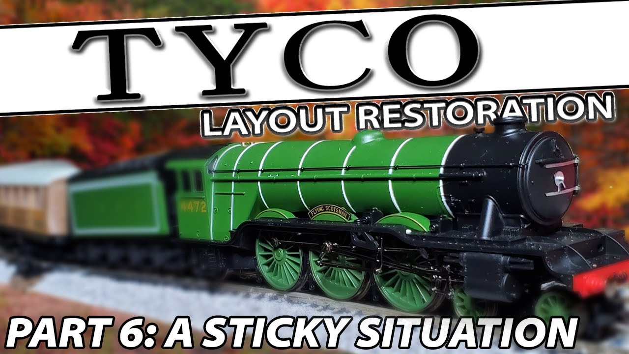 Vintage Tyco HO scale railroad layout restoration part 6: Final ...